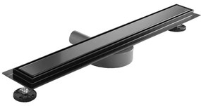 REA-G7802 - Odtokový žlab NEOX PRO 70 cm nerezová ocel/černá REA-G7802