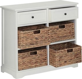 Slonovinová komoda z masivu pavlovnie 76x70x33 cm Vermont – Premier Housewares