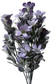 Umělá rostlina modro-fialový hořec – 35 cm