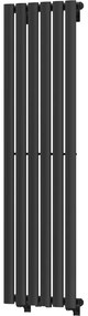 Mexen Oregon dekorativní radiátor 1200 x 360 mm, 417 W, černý - W202-1200-350-00-70