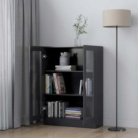vidaXL Vitrína 82,5 x 30,5 x 115 cm kompozitní dřevo [802755] Barva: Bílá