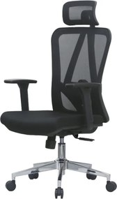 Kancelářská ergonomická židle Neoseat BOROSI — černá, nosnost 150 kg
