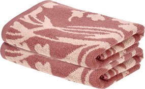 Livarno® Froté ručník, 50 x 100 cm, 550 g/m², 2 kusy (květina)
