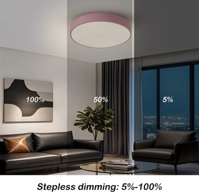 Brilagi - LED Stm stropní svítidlo POOL LED/48W/230V 3000-6000K 40 cm růžová+DO