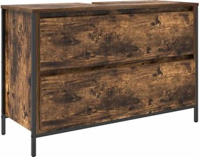 Sada koupelnového nábytku 3 ks Kouřový dub 90 x 34,5 x 60 cm 3328361