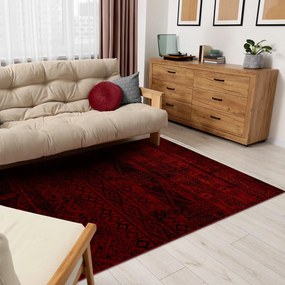 Dywany Łuszczów, Kusový koberec Orient 4722 vínový, 100x200, červená, kancelář