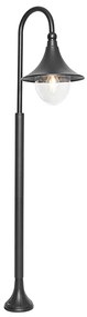 Klasická venkovní lampa černá 125 cm IP44 - Daphne