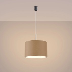 Sollux Lighting Závěsná lampa NEVIA béžová