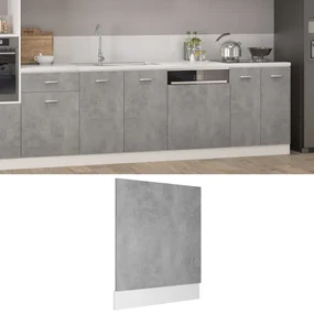 Panel Na Myčku Lyon Betonově Šedý 59,5 X 3 X 67 Cm Kompozit Betonová Šedá