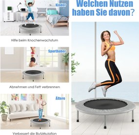 Costway Φ97 cm mini trampolína fitness trampolína skládací dětská trampolína