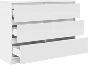 Příborník bílý 100x35x76 cm kompozitní dřevo 3328498