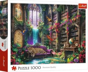 TREFL Puzzle Kouzelná knihovna / 1000 dílků / 68,3 x 48 cm