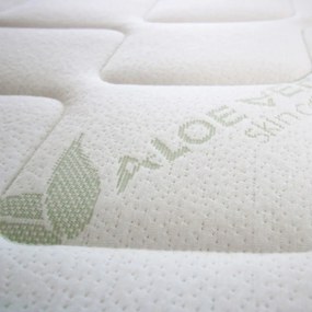 Tvrdá/středně tvrdá pěnová oboustranná matrace 90x200 cm Aloe Comfort – Materasso
