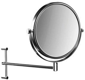 Emco Cosmetic mirrors Pure - Nástěnné kulaté holící a kosmetické zrcadlo, Ø 200 mm, 3 násobné zvětšování, chrom 109400111