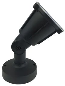 ACA Lighting Venkovní nástěnný reflektor KERTGU10B max. 5W LED/GU10/230V/IP54, černý