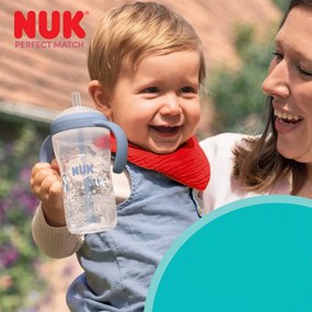 Kojenecká láhev NUK Perfect Match na učení s brčkem BEAR 260 ml