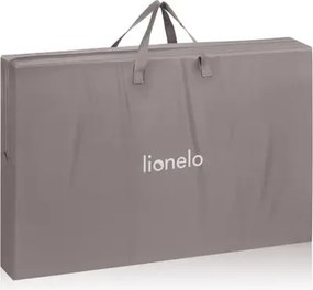 LIONELO Postýlka Aurora 3v1 Beige Cappuccino / Kovový rám / 4 kolečka