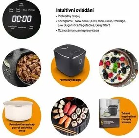 Lauben Low Sugar Rice Cooker 3000AT / režim snížení hladiny cukru / 6