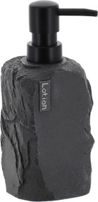 Dávkovač mýdla Paola, černá/s černými prvky, 400 ml