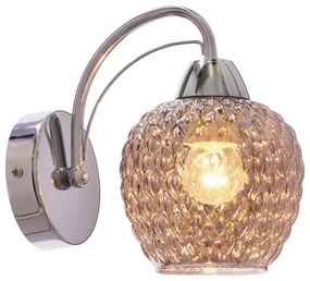 Nástěnná lampa TOBIAS 1xE27/40W/230V lesklý chrom