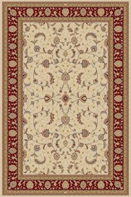 Kusový koberec vlněný Osta Diamond 7244 104 Klasický béžový červený Rozměr: 160x230 cm