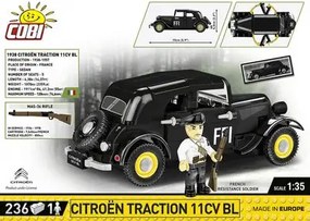 COBI 2266 Citroën Traction 11CVBL / 1:35 / 236 kostek / od 7 let