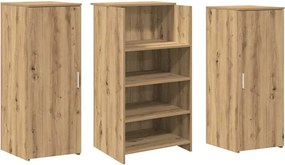 Recepční stůl dub artisan 135x50x103,5 cm kompozitní dřevo 3324195
