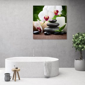 Obraz na plátně, Orchidee Zen - 40x40 cm