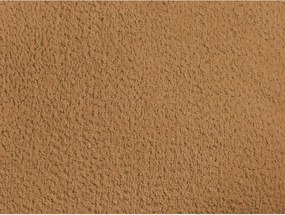 Okrově žlutá čalouněná čalouněná/z dřevotřísky dvoulůžková postel s úložným prostorem s roštem 160x200 cm Kumo – Bobochic Paris