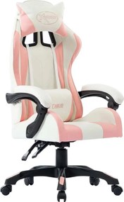 vidaXL Herní židle umělá kůže [287984] Barva: Růžová