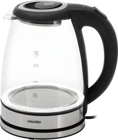 Mesko MS 1307 černá / Rychlovarná skleněná konvice / 1500W / 1.8 L