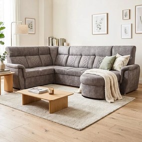 Sedací souprava BOSTON II-R-III-OT | 226x322x175 cm | levá | EXTRA VYSOKÝ sedák a záda | VÝBĚR TKANIN