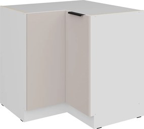 COMO | dolní skříňka 90x90 DN 2F rohová s policí | 90x90 cm | bílá/kašmír