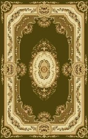 Perský kusový koberec Melody 210/5542, zelený Habitat Varianta: 250x350