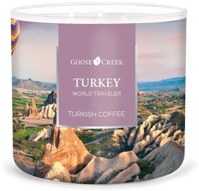 Goose Creek Candle svíčka World Traveler Turkey - Turkish Coffee, 411 g