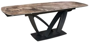 Roztahovací keramický stůl Vallerina 180-220-260 cm taupe