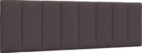 Rám postele bez matrace Hanko tmavě hnědý 160 x 200 cm textil 3310401