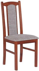 Jídelní židle Boro 7 Zvolte dřevo: Bílá, Zvolte látku: látka 19b