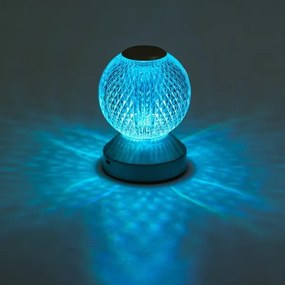 Aigostar-LED RGB Stmívatelná nabíjecí stolní lampa LED/1W/5V 1800mAh 13,5cm + DO