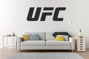 Lepy.cz Samolepka na zeď UFC Velikost (šířka x výška): 30x10cm, Barevná varianta: Bílá