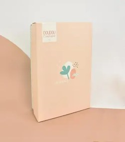Doudou Plyšový muchláček růžový Liška 19 cm / od 0 měsíců