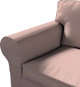 Potah na pohovku IKEA  Ektorp 3-místná, nerozkládací barva růžová látka pletený vzor