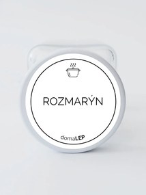 Samolepka na kořenky ROZMARÝN bílá 5 cm základní písmo