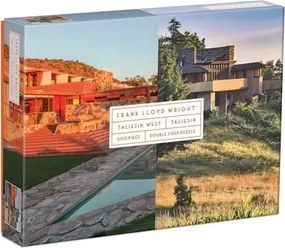 GALISON Oboustranné puzzle Frank Lloyd Wright: Taliesin a Taliesin Wes