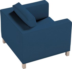 Potah na křesko IKEA Karlanda, krátký barva tmavě modrá