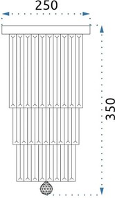 Toolight - Stropní svítidlo 3xG9 25W APP787-3C, chromová, OSW-05038