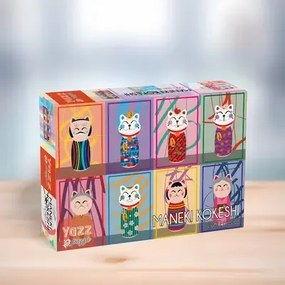 YAZZ Puzzle Maneki Kokeshi / 1000 dílků / 68 x 48 cm