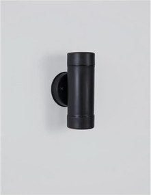 NV 9010622 Venkovní nástěnné svítidlo LIMBIO černý ABS skleněný difuzor GU10 2x7W bez žárovky IP44 světlo nahoru a dolů - NOVA LUCE