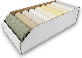 KARTON PAK Úložné boxy na oblečení, organizéry do skříně BÍLÝ KARTON 30 x 54 cm