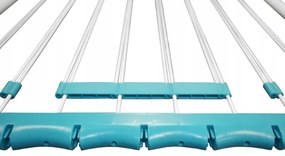 Erga Model 306U, stabilní teleskopický sušák na prádlo 202x55x92 cm, bílá-zelená, ERG-SEP-10SUSSTOPROFE